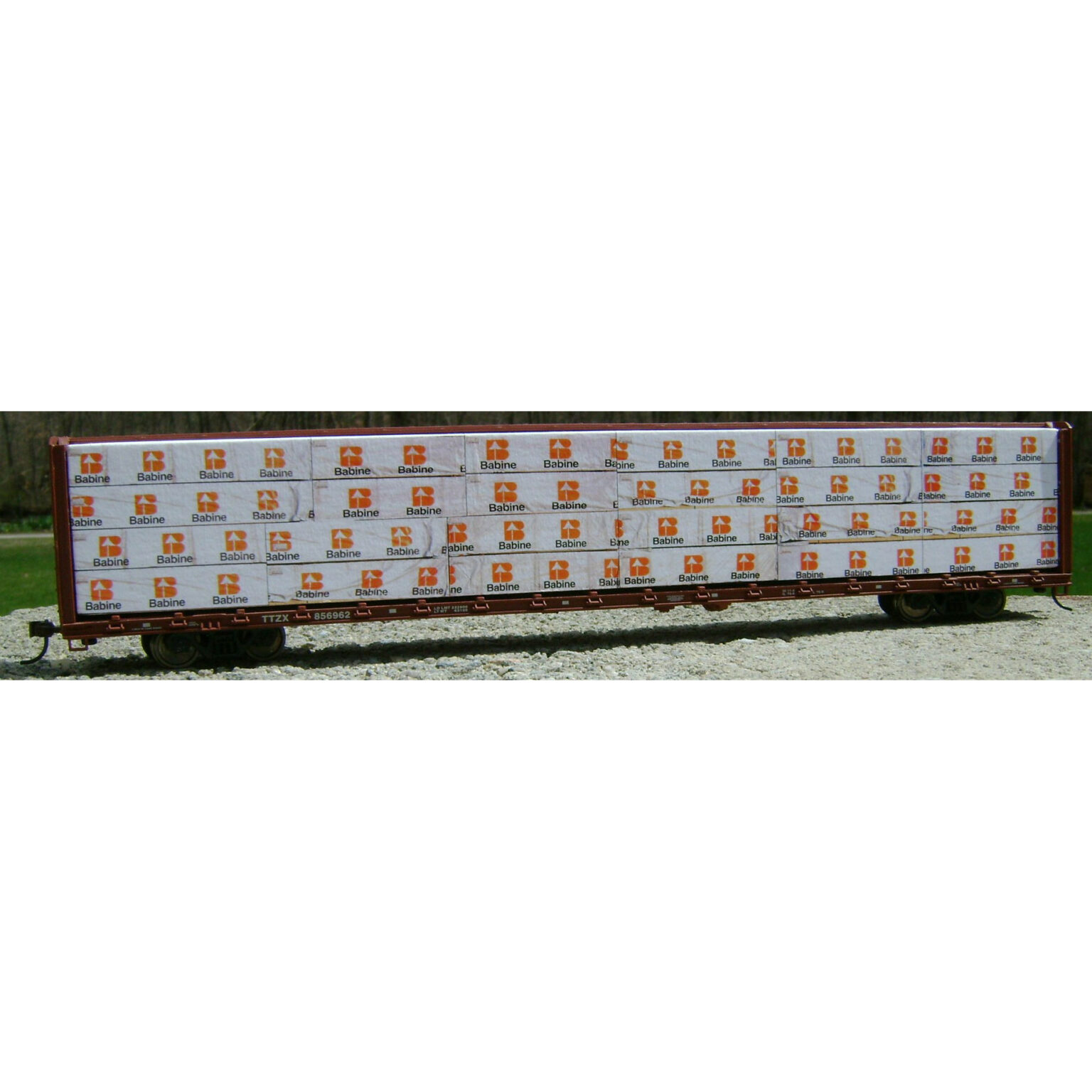 Columbus Trainmaster HO Scale Centerbeam Lumber Load Babine "Version 2 ...