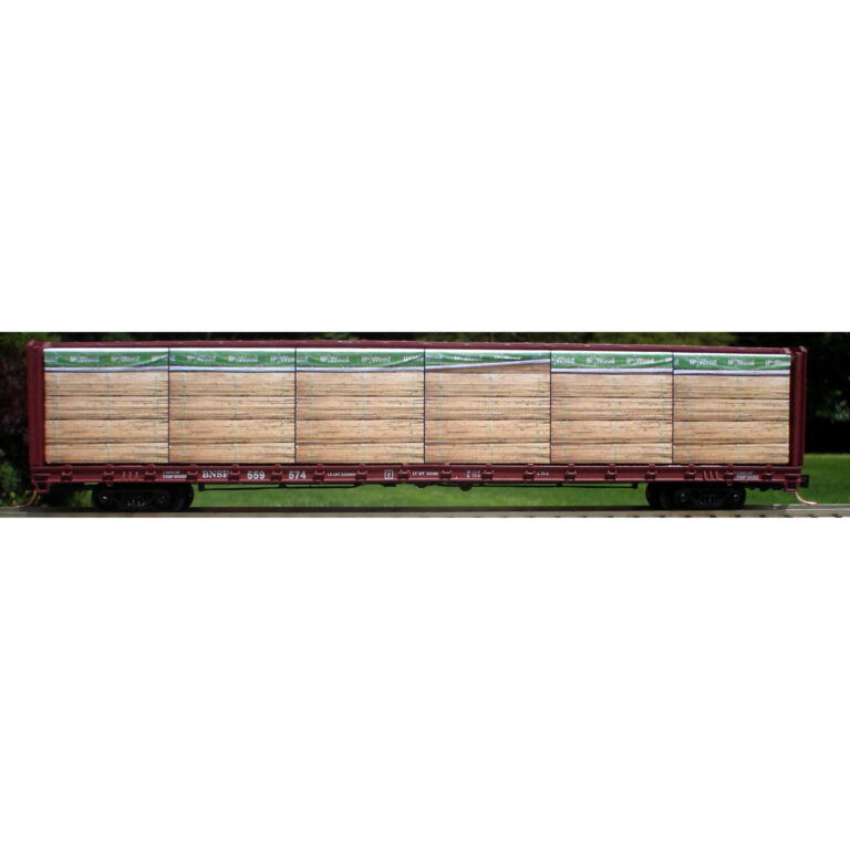 Columbus Trainmaster HO Scale Centerbeam Lumber Load IP Wood - Spring ...