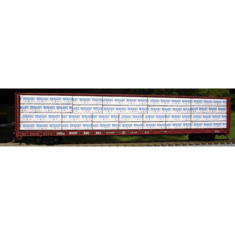 Columbus Trainmaster HO Scale Centerbeam Lumber Load Tembec - Spring ...