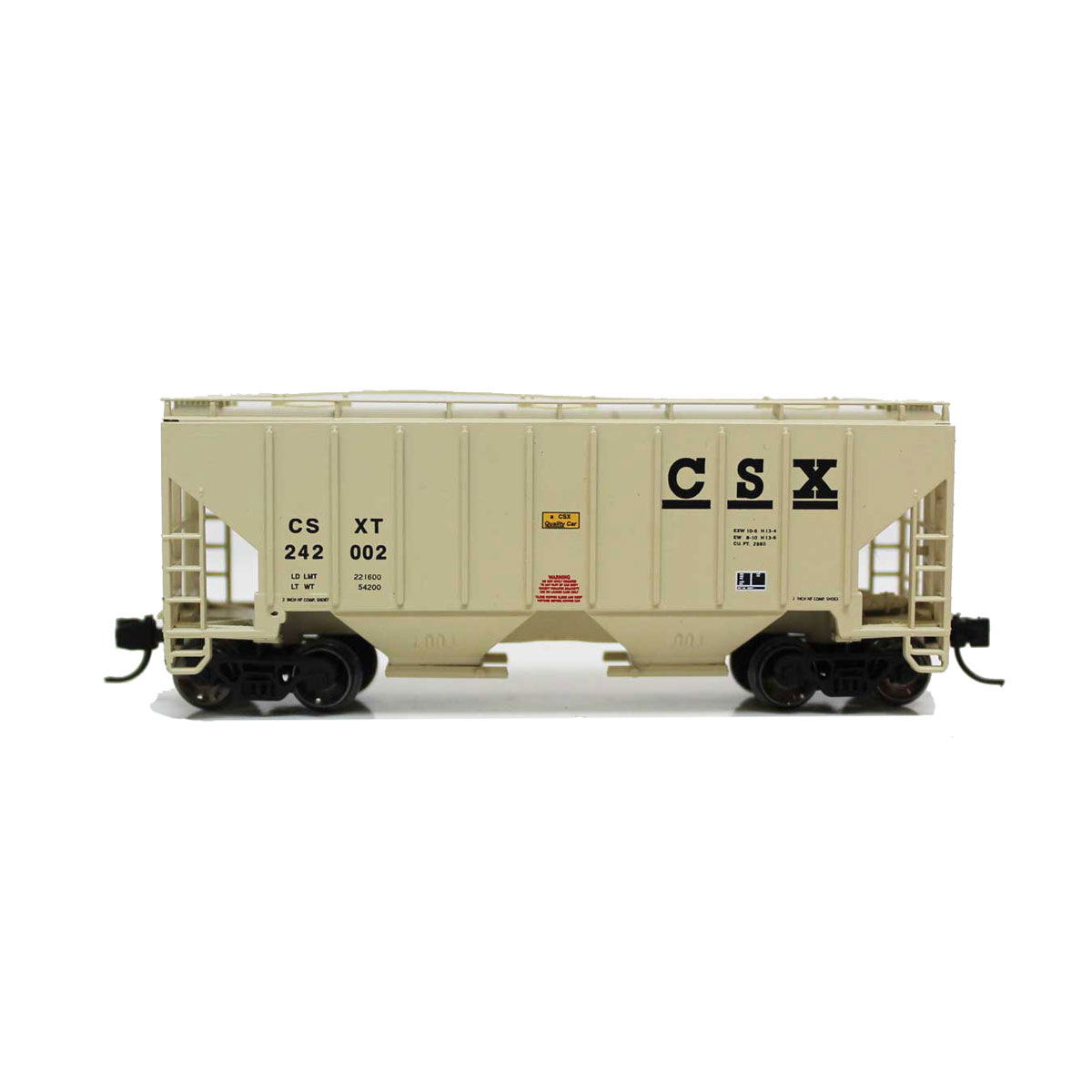 Fox Valley Models N 3000 2-Bay Covered Hopper CSX - Spring Creek Model ...