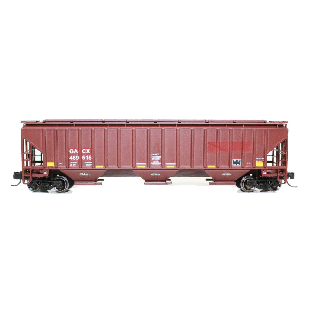 Fox Valley Models N PS 4750 3-Bay Covered Hopper GACX "Brown" - Spring ...