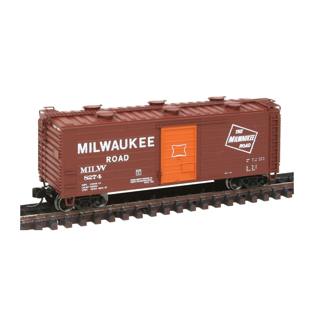 Fox Valley Models N Short-Rib 40' Rib-Side Box Car w/ Roof Hatches ...