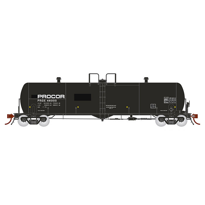 Rapido HO Procor 20,000 Gallon Tank Car PROX "Small Modern Logo ...