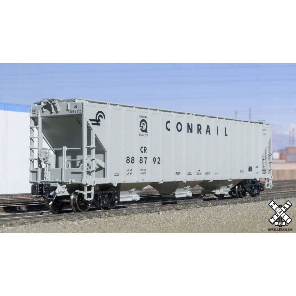 Scale Trains N Rivet Counter PS-2 4785 Covered Hopper Conrail "Gray ...