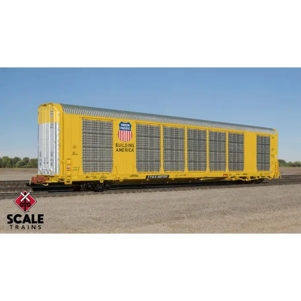 Scale Trains N Rivet Counter Gunderson Multi Max Autorack Union Pacific "Building America TTGX ...