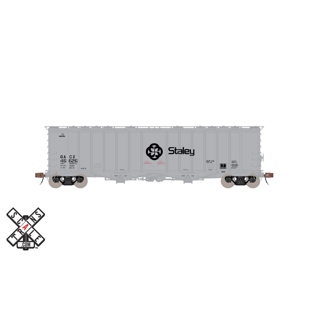 Scale Trains HO Rivet Counter GATC 4180 Airslide Covered Hopper Staley ...