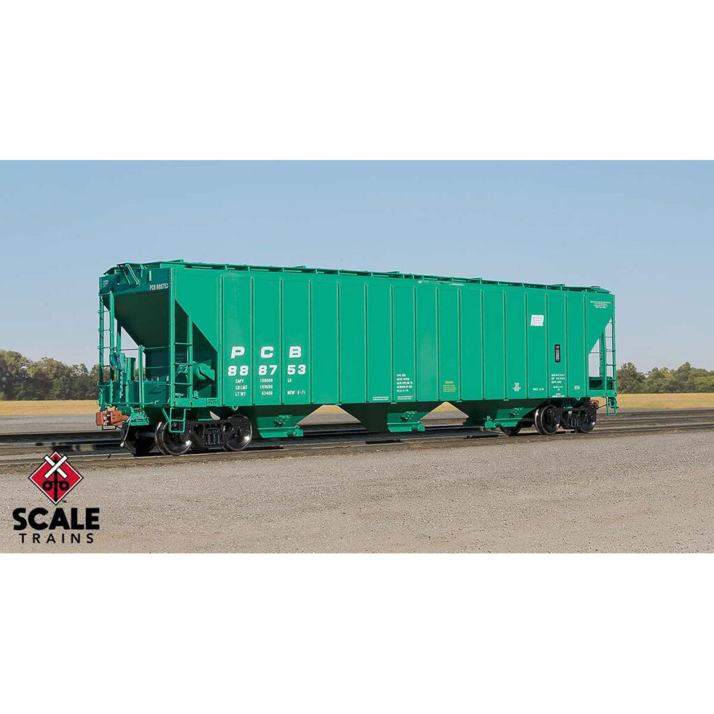 Scale Trains HO Rivet Counter PS-2 4785 Covered Hopper Penn Central "PCB" - Spring Creek Model ...