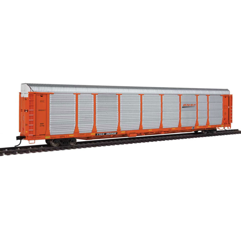 Walthers Proto HO Bi-Level Auto Rack BNSF "Orange" - Spring Creek Model ...