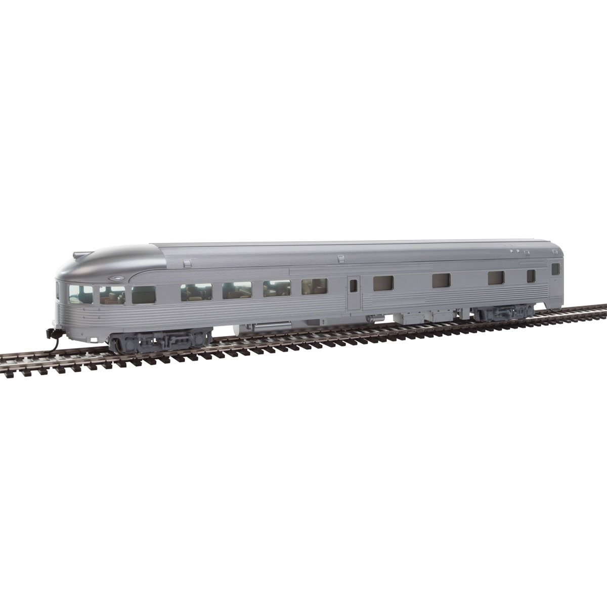 Walthers Mainline HO 85' Budd Observation Unlettered "Silver" - Spring ...