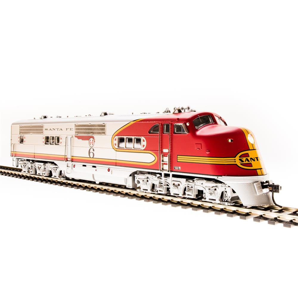 Broadway Limited Paragon 4 HO E1A Santa Fe "Post War Signal Red Warbonnet" w/ DCC & Sound ...