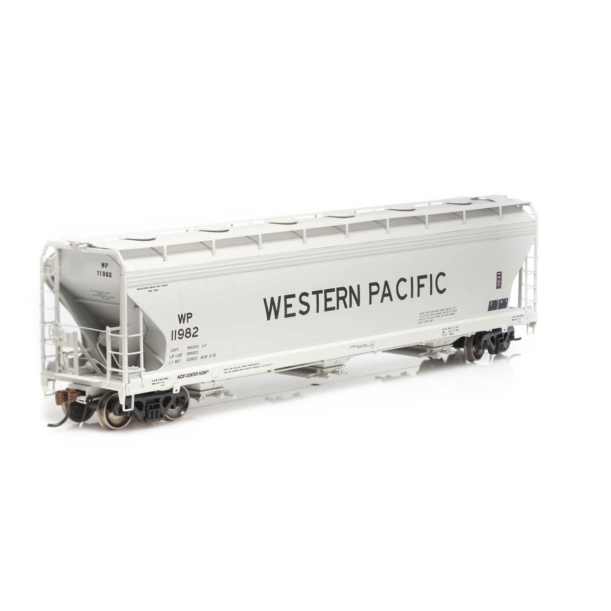 Athearn Genesis HO ACF 4600 Covered Hopper Western Pacific - Spring ...