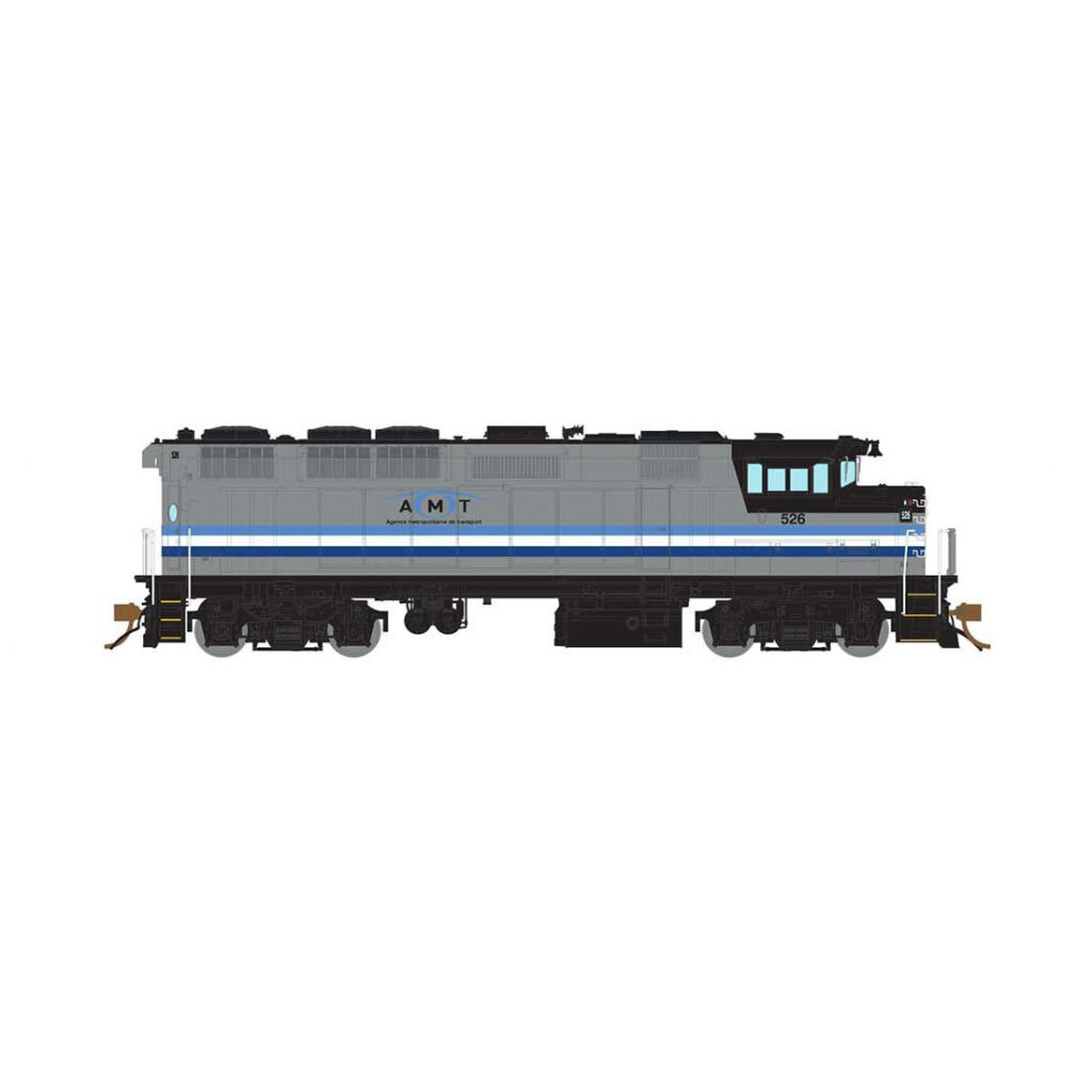 Rapido HO F59PH Agence Métropolitaine de Transport "AMT" w/ DCC & Sound ...