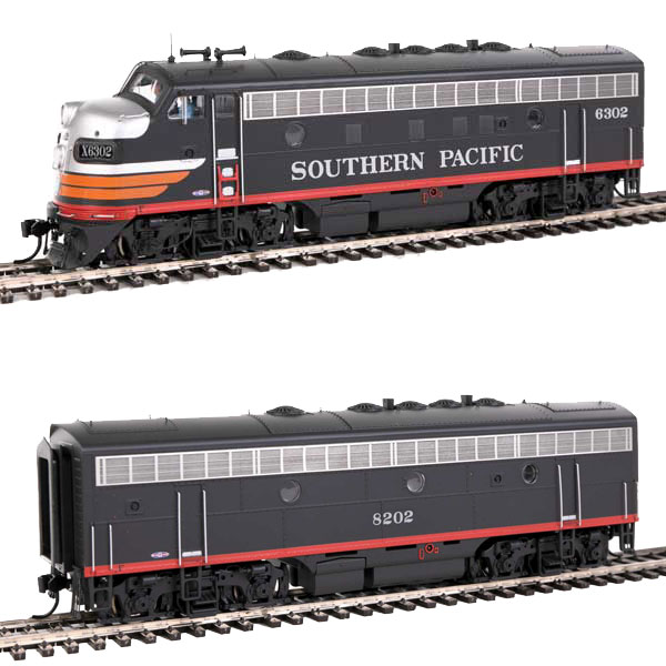 Walthers Proto HO F7A-B Southern Pacific "Black Widow" - Spring Creek Model Trains
