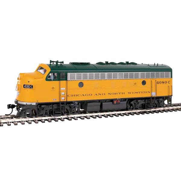 Walthers Proto HO F7A Chicago Northwestern "Chicago Commuter Service" w/ DCC & Sound - Spring ...