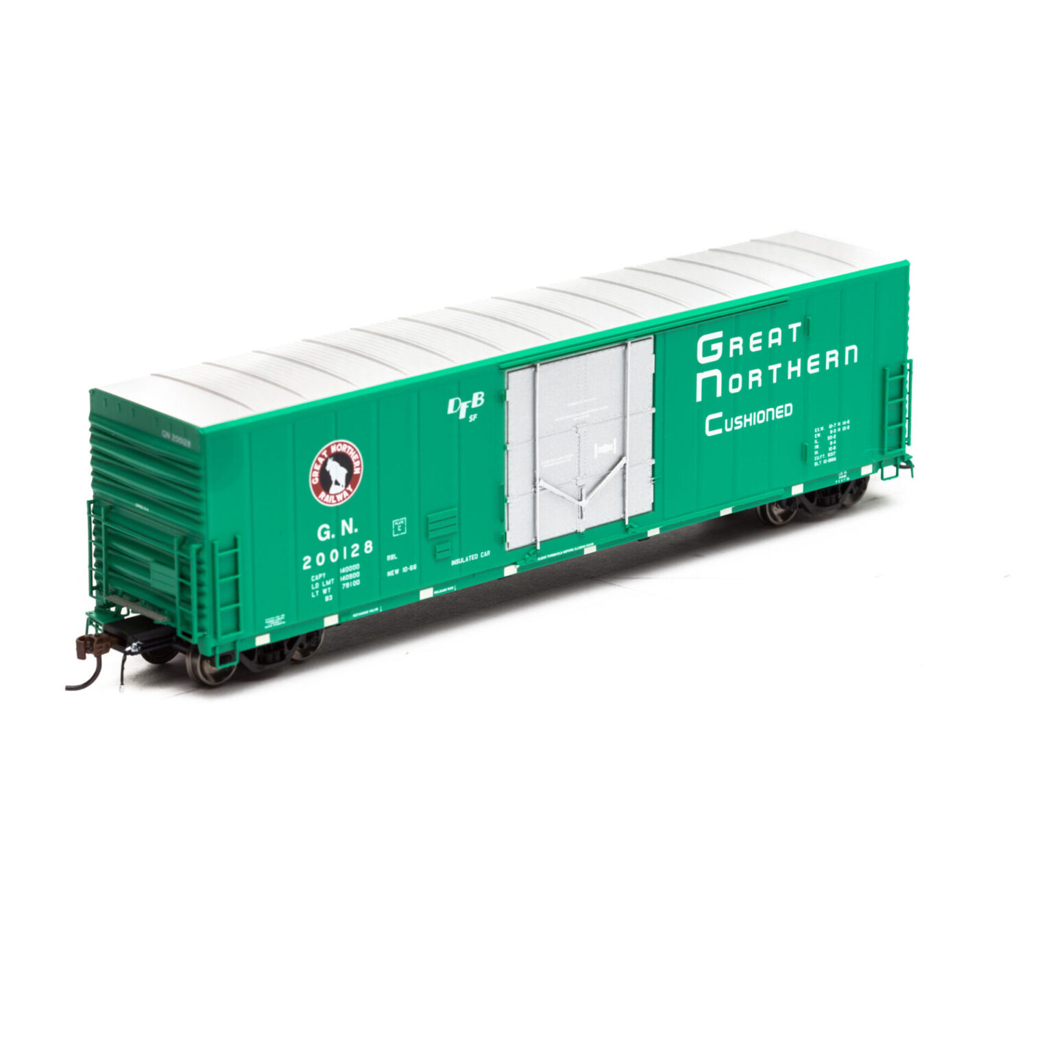Athearn Genesis HO 50' PC&F Box Car Great Northern "Riveted Side w/ 10 ...