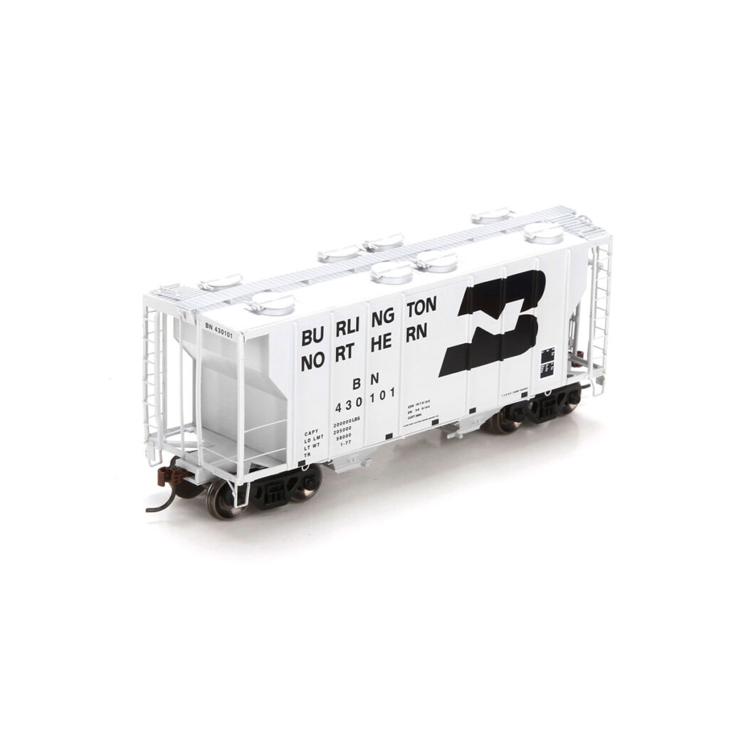 Athearn HO PS-2 2600 Covered Hopper Burlington Northern - Spring Creek ...