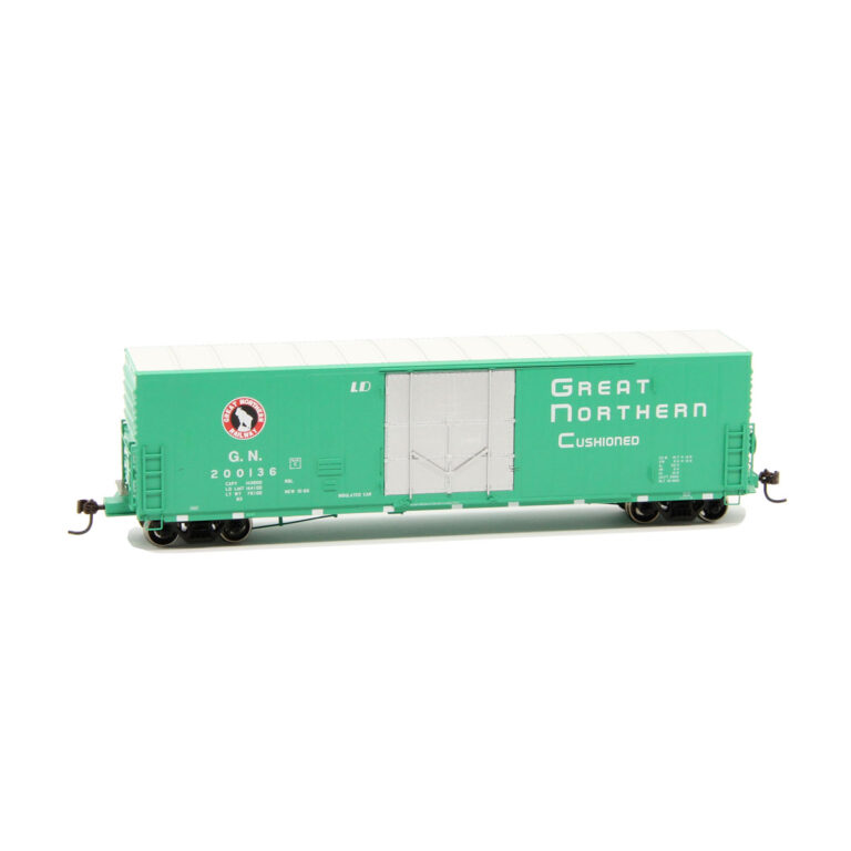 Athearn HO 50' PC&F Box Car Great Northern "Riveted Side w/ 10' 6" Door ...