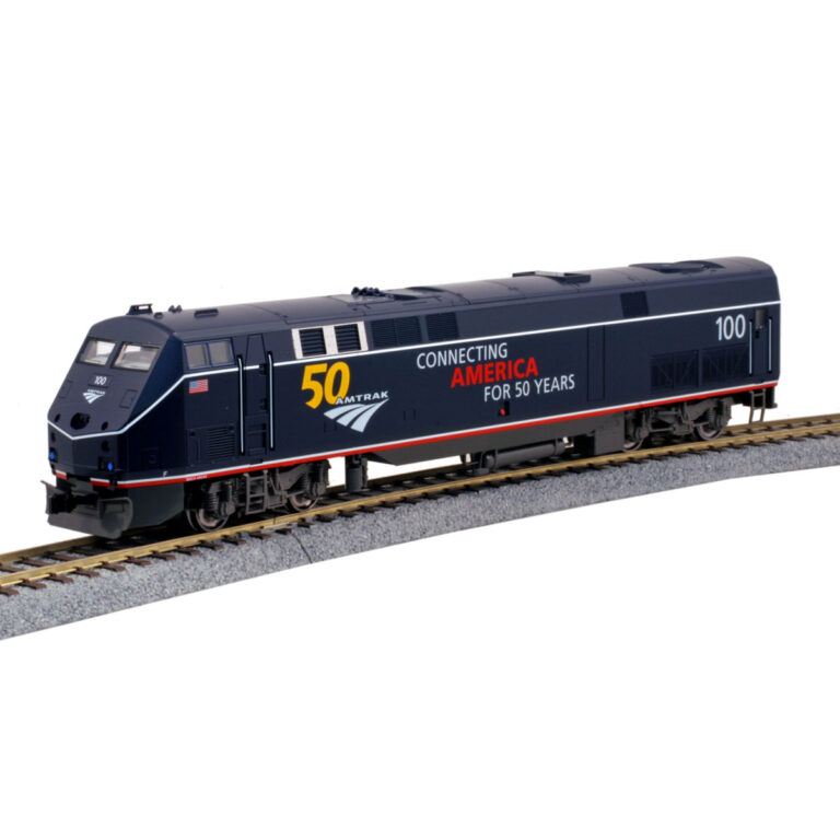 Kato HO P42 Amtrak Phase V "Midnight Blue 50th Anniversary" #100 - Spring Creek Model Trains
