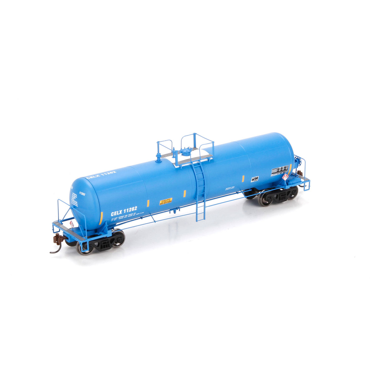 Athearn HO 20,900 Gallon Richmond Tank Car Celtran "CELX, Blue w ...