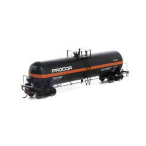 Athearn HO 20,900 Gallon Richmond Tank Car Procor "Orange Stripe ...