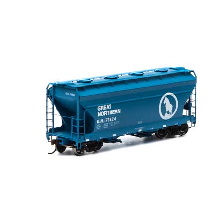 Athearn HO ACF 2970 Covered Hopper Great Northern "Big Sky Blue ...