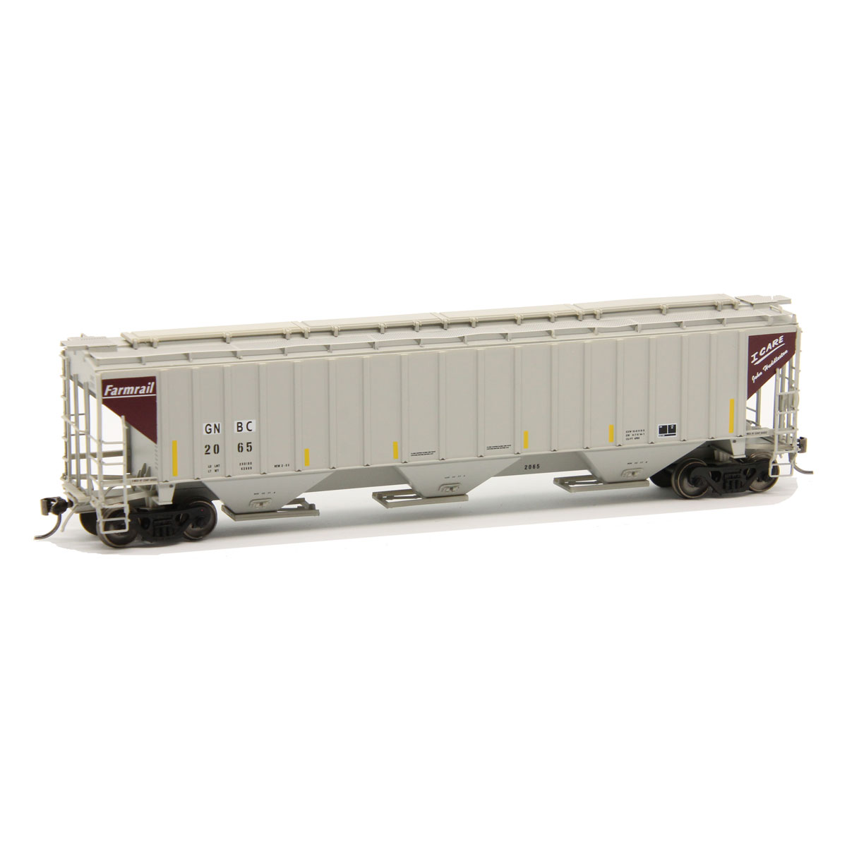 Intermountain HO Pullman Standard 4750 Covered Hopper Farmrail "I Care ...