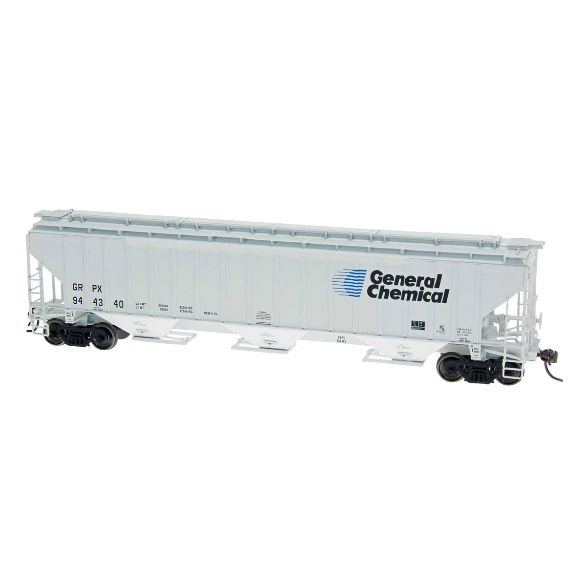 Intermountain HO Pullman Standard 4750 Covered Hopper General Chemical ...
