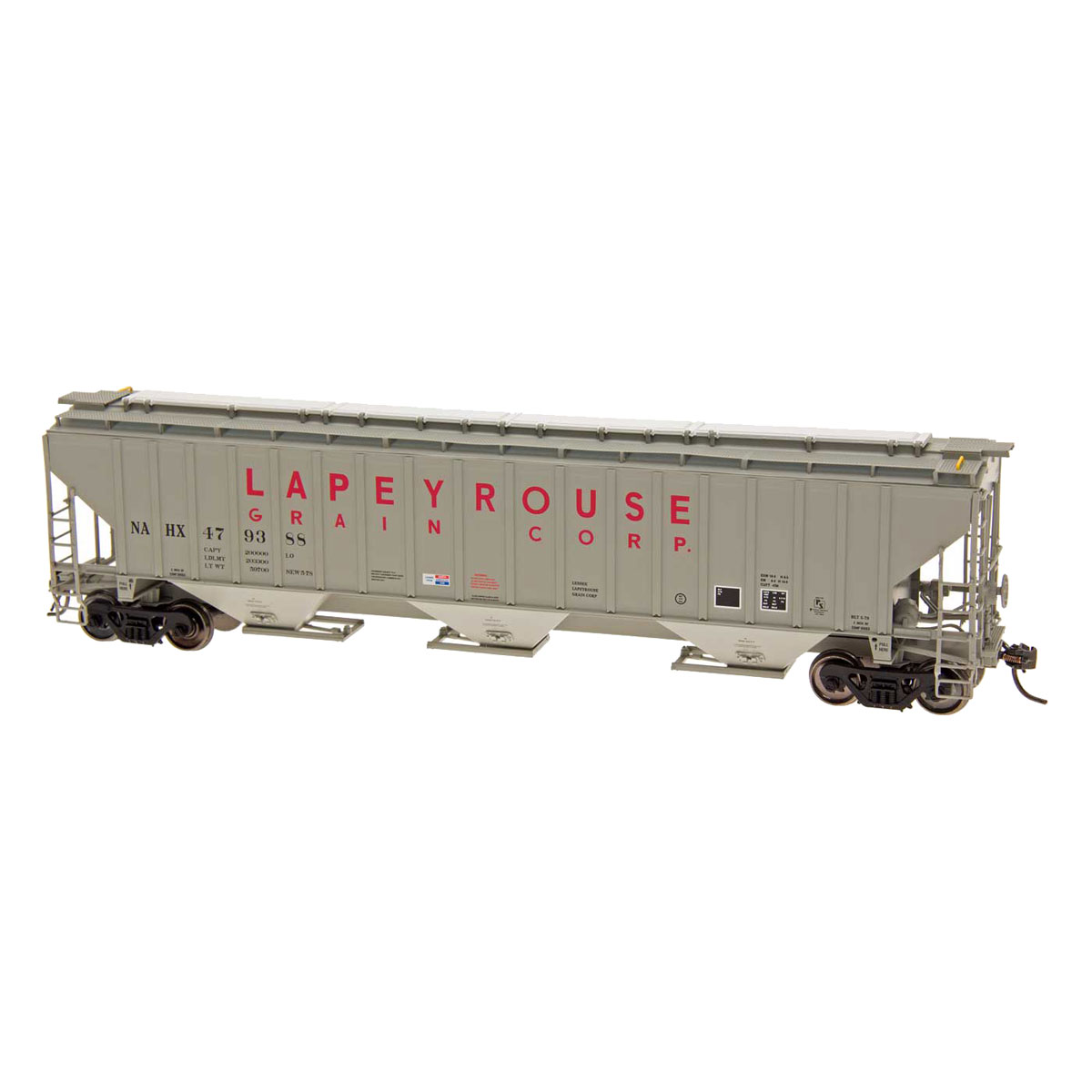 Intermountain HO Pullman Standard 4750 Covered Hopper Lapeyrouse Grain ...