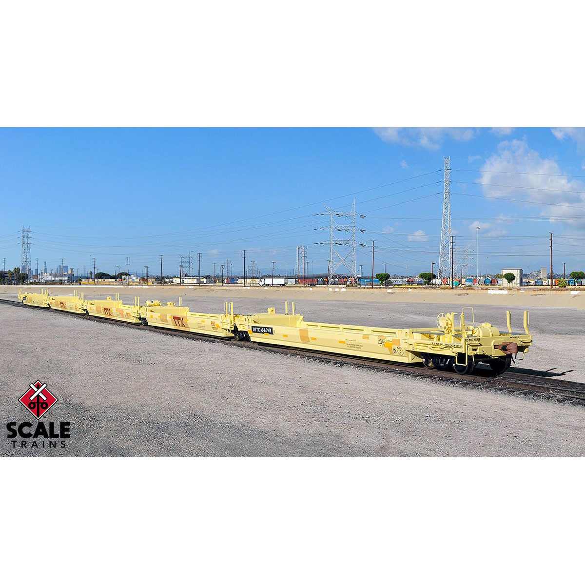 Scale Trains HO Rivet Counter PS Trinity Backpacker Well Car Trailer ...