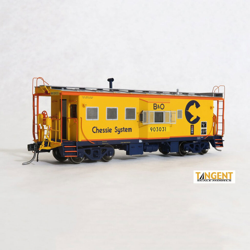 Tangent HO ICC I-18 Steel Bay Window Caboose Chessie System "B&O 1982 ...