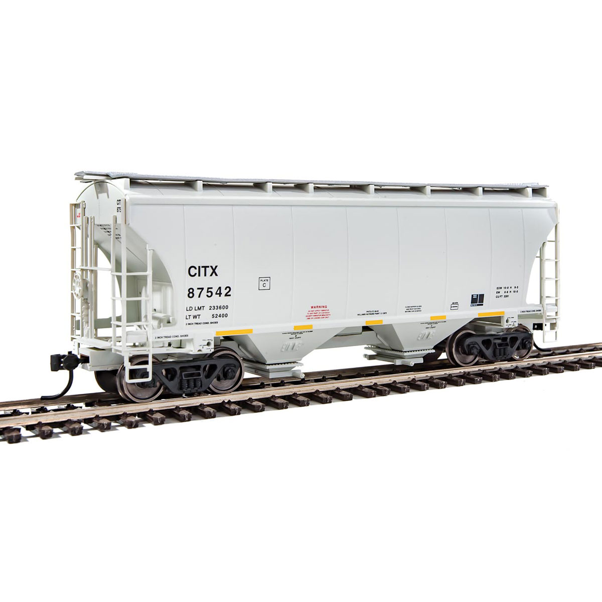 Walthers Mainline HO 39' Trinity 3281 Covered Hopper CIT Group Leasing ...