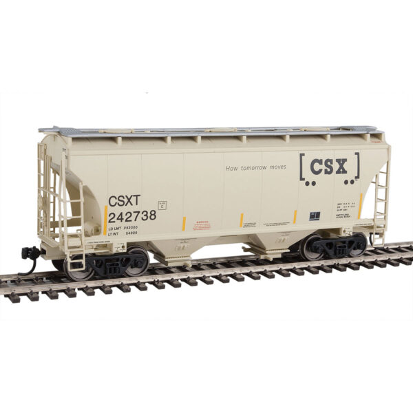 Walthers Mainline HO 39' Trinity 3281 Covered Hopper CSX "Boxcar ...