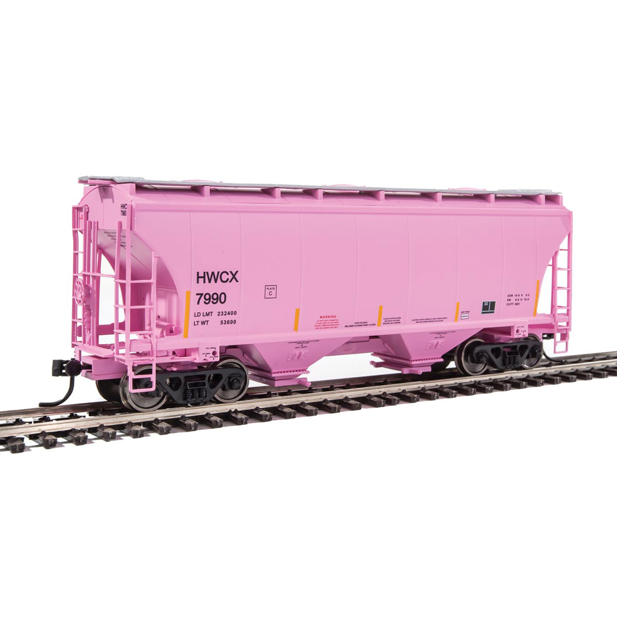 Walthers Mainline HO 39' Trinity 3281 Covered Hopper Halliburton "HWCX ...