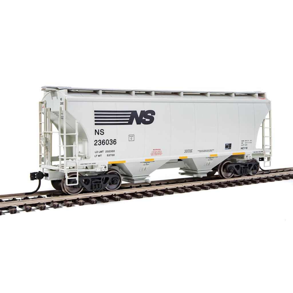 Walthers Mainline HO 39' Trinity 3281 Covered Hopper Norfolk Southern ...