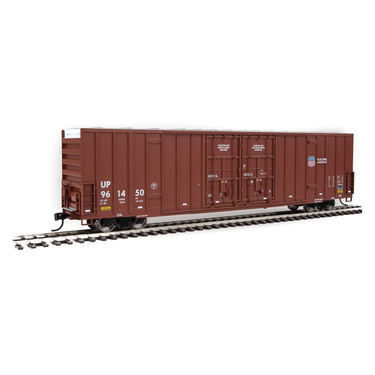 Walthers Mainline HO 60' High Cube Box Car Union Pacific "Building ...