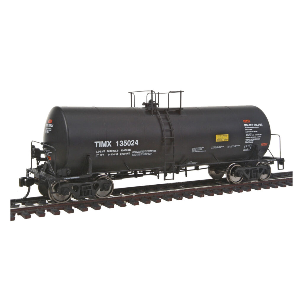 Walthers Proto HO 40' Trinity 14,000 Gallon Molten Sulfur Tank Car ...