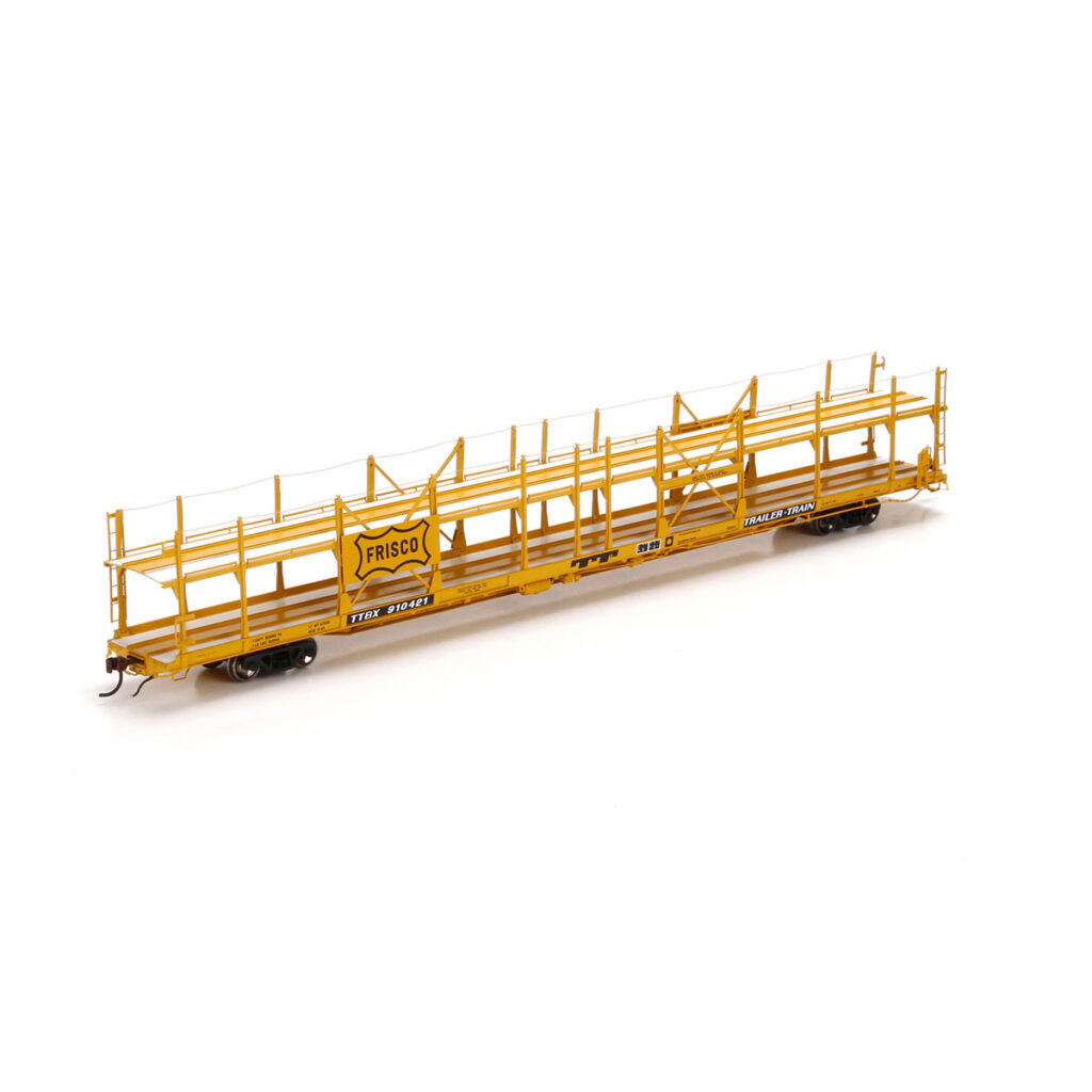 Athearn Genesis HO 89' Bi-Level Auto Rack Frisco - Spring Creek Model ...