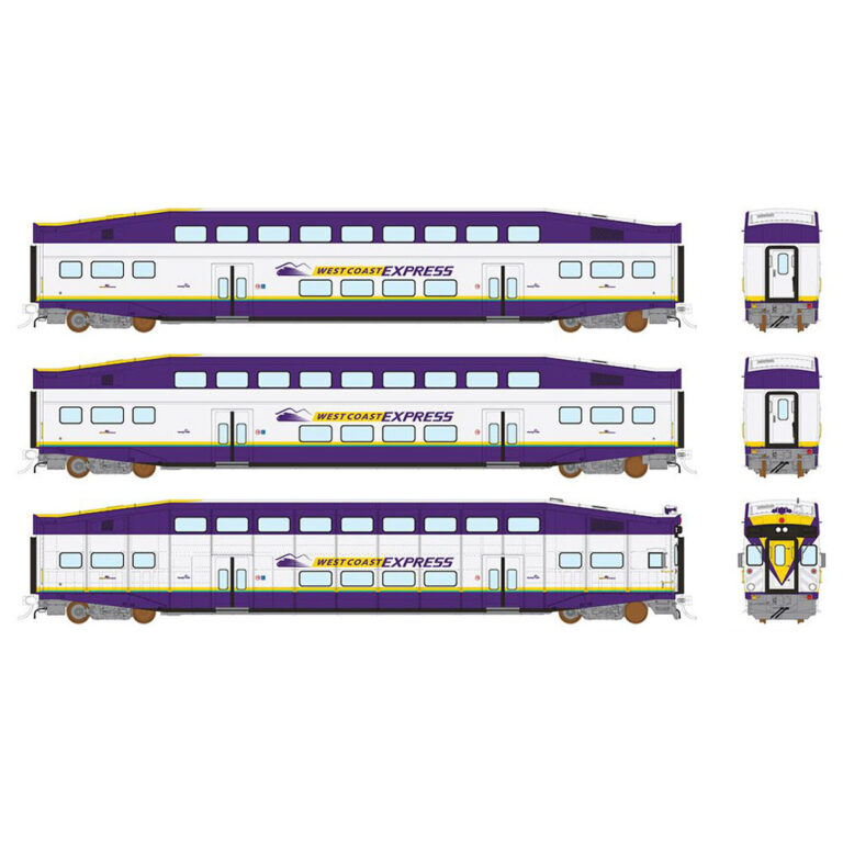 Rapido HO BiLevel Commuter Cars West Coast Express Vancouver "Series II ...