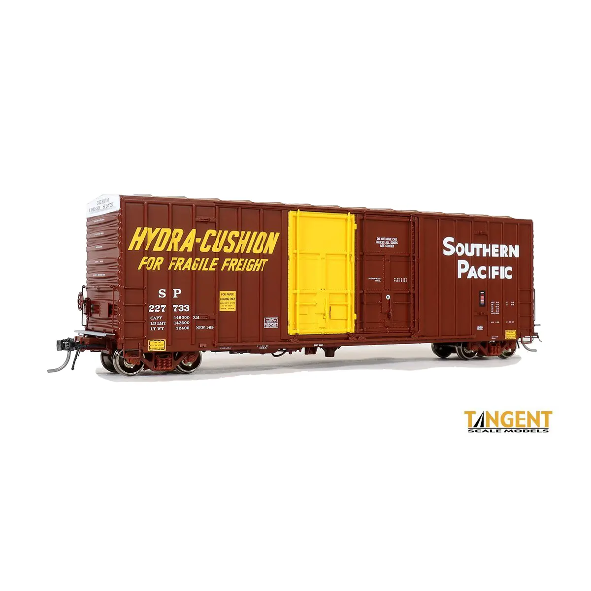 Tangent HO 50' Gunderson 6089 High Cube Box Car Southern Pacific "B-70 ...