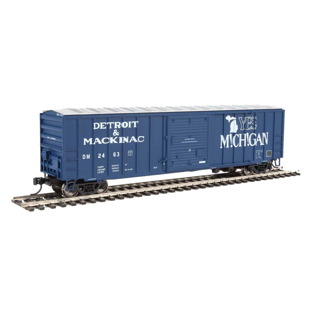 Walthers Mainline HO 50' ACF Box Car Detroit & Mackinac "Yes Michigan ...