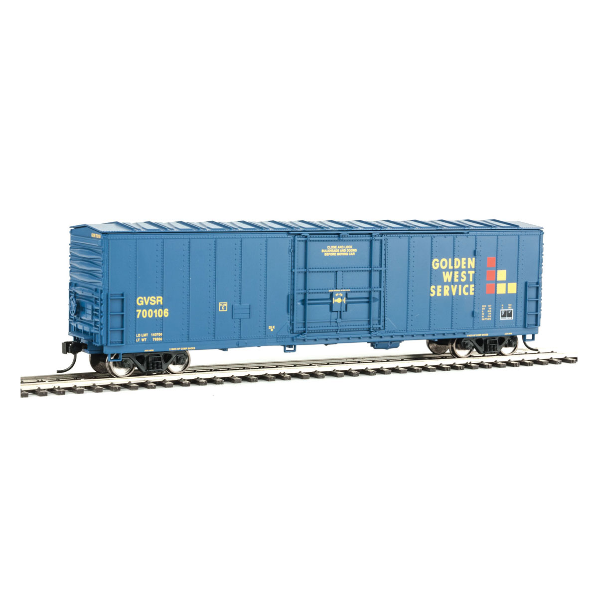 Walthers Mainline HO 50' FGE Insulated Box Car Golden West Service ...