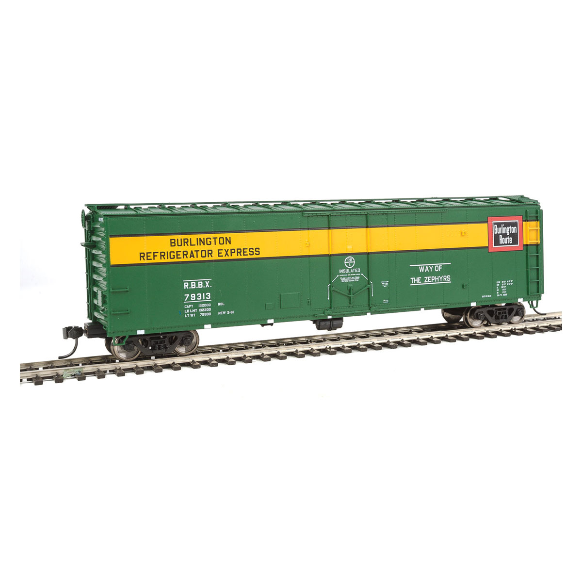 Walthers Mainline HO 50' PC&F Insulated Box Car Chicago Burlington ...