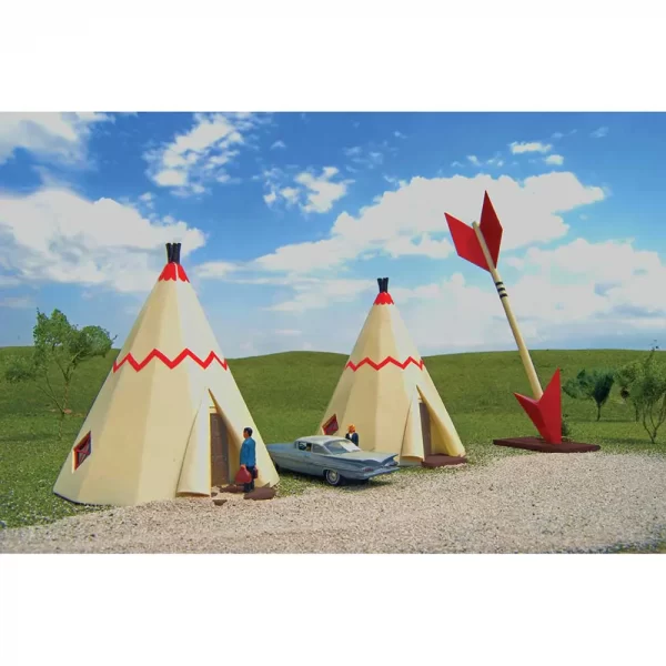 Bachmann HO Tepee Hotel - Spring Creek Model Trains