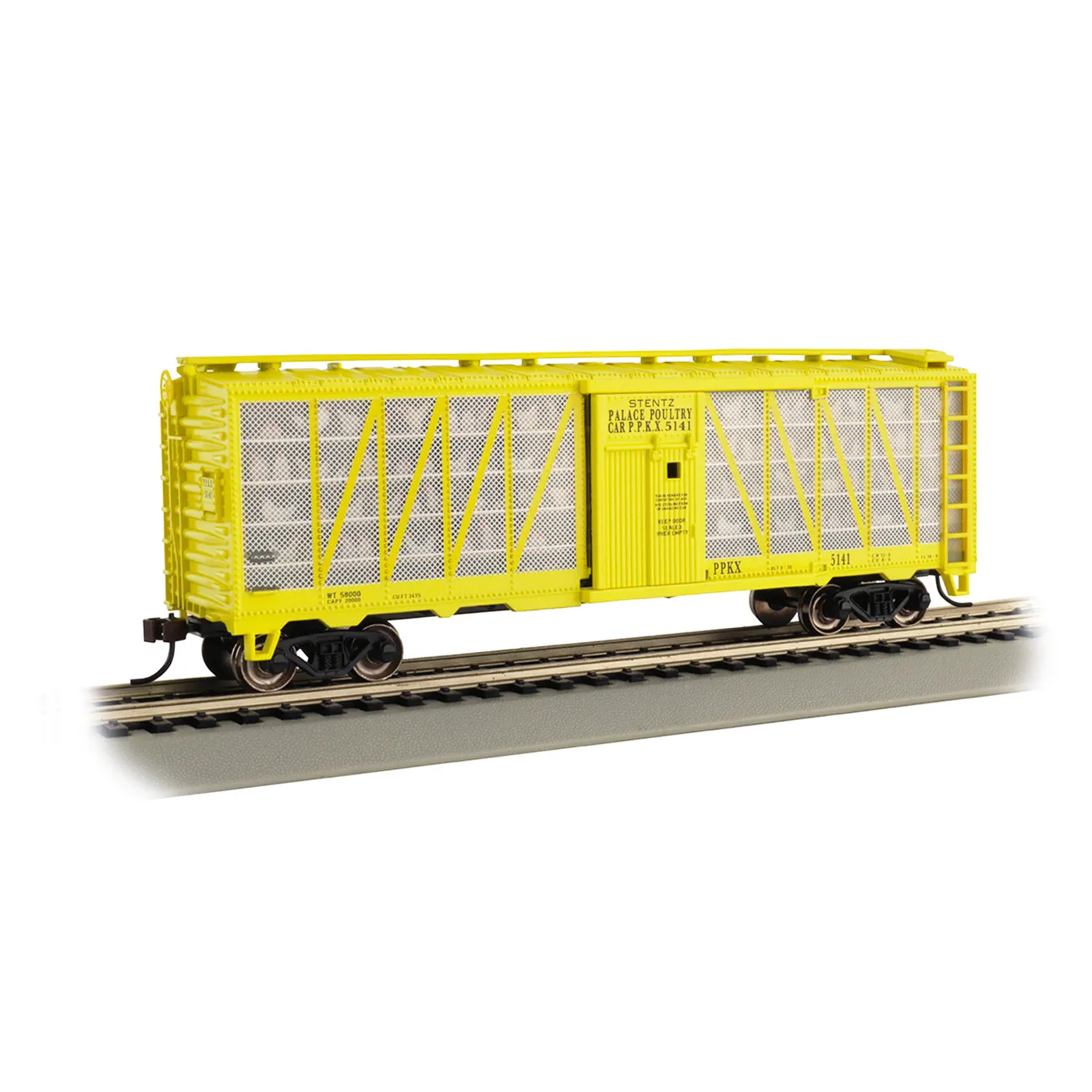Bachmann HO 40' Poultry Car Stentz Palace Poultry Car - Spring Creek ...