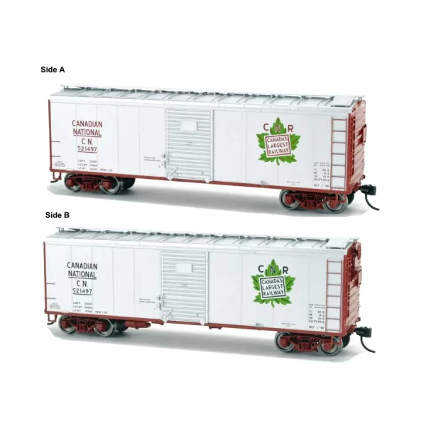 Bowser HO 40' Single Door Box Car Canadian National "Maple Leaf ...