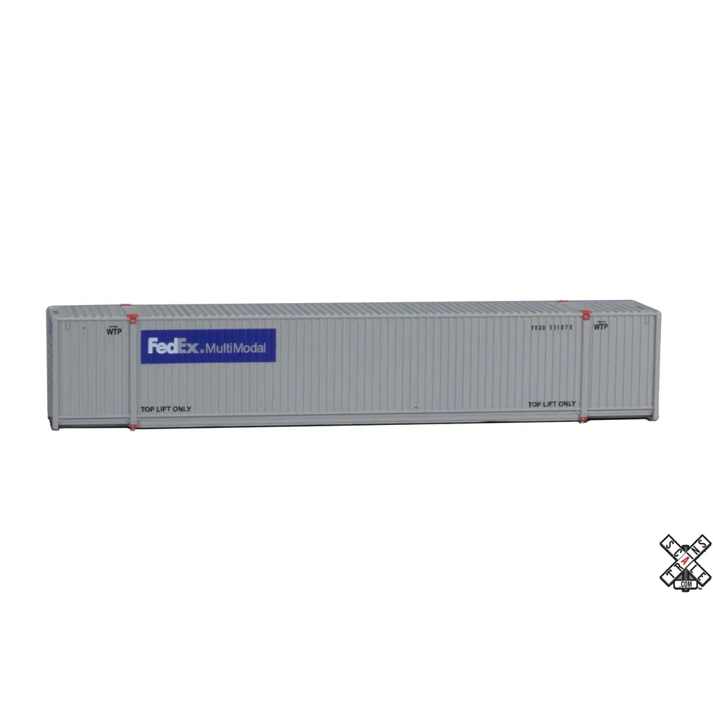 Scale Trains N 53' CIMC Container FedEx Single - Spring Creek Model Trains