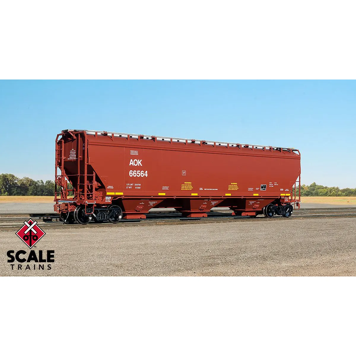 Scale Trains HO Rivet Counter Gunderson 5188 Covered Hopper AOK ...