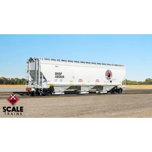 Scale Trains HO Rivet Counter Gunderson 5188 Covered Hopper BNSF ...