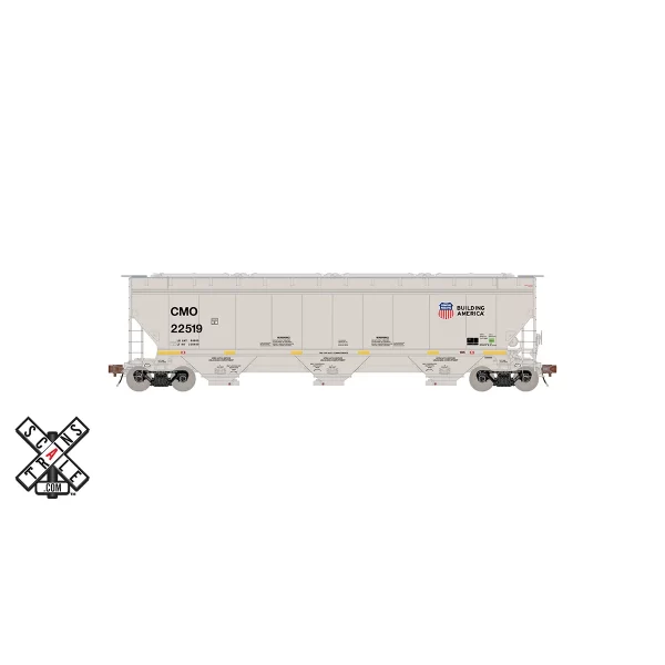 Scale Trains HO Rivet Counter Gunderson 5188 Covered Hopper Union ...