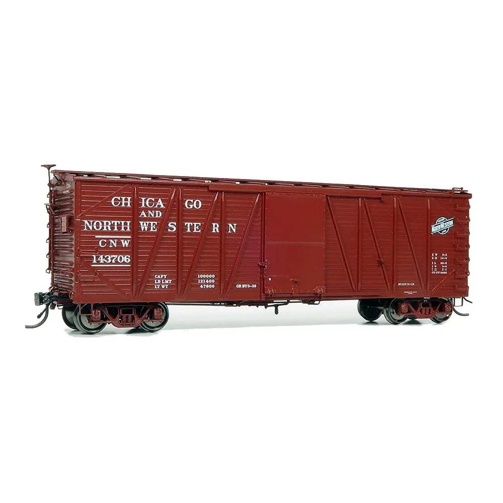 Rapido HO 40' USRA Single-Sheathed Wood Box Car Chicago & Northwestern ...